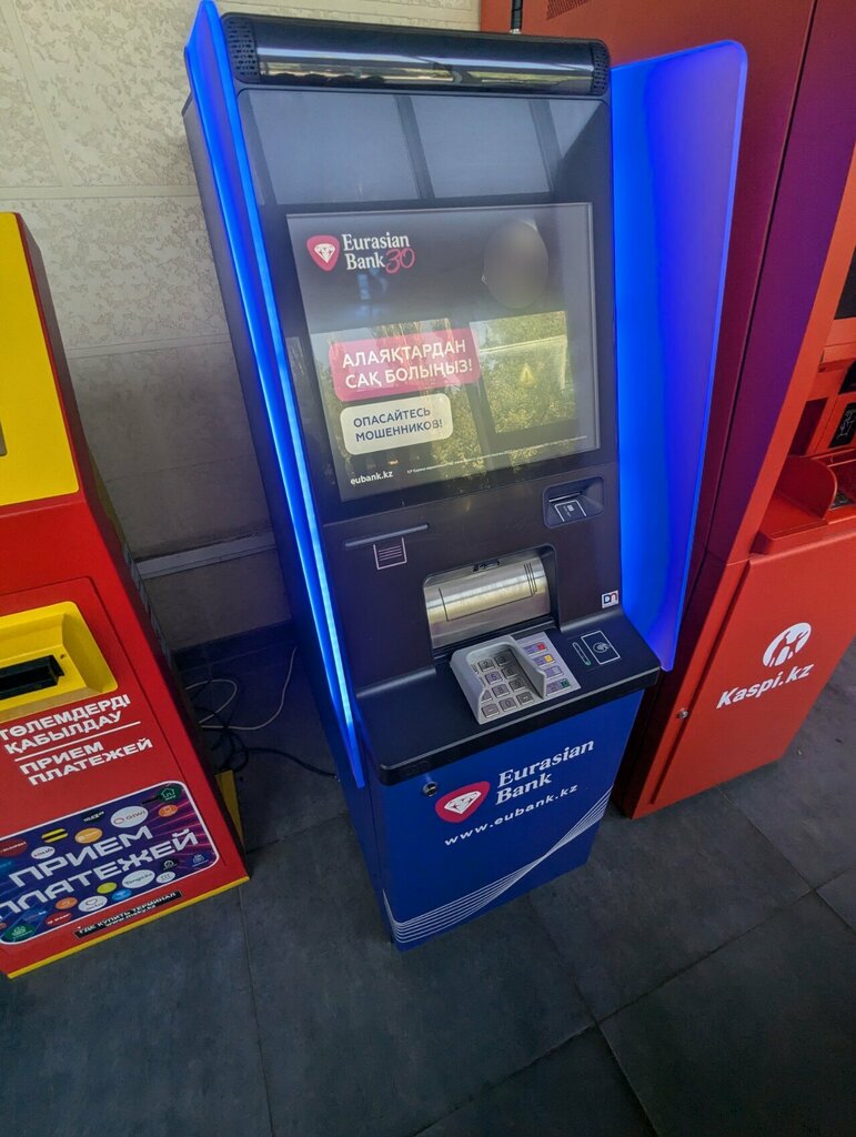 Ödeme terminali Evraziyskiy bank, platezhnyy terminal, Taraz, foto