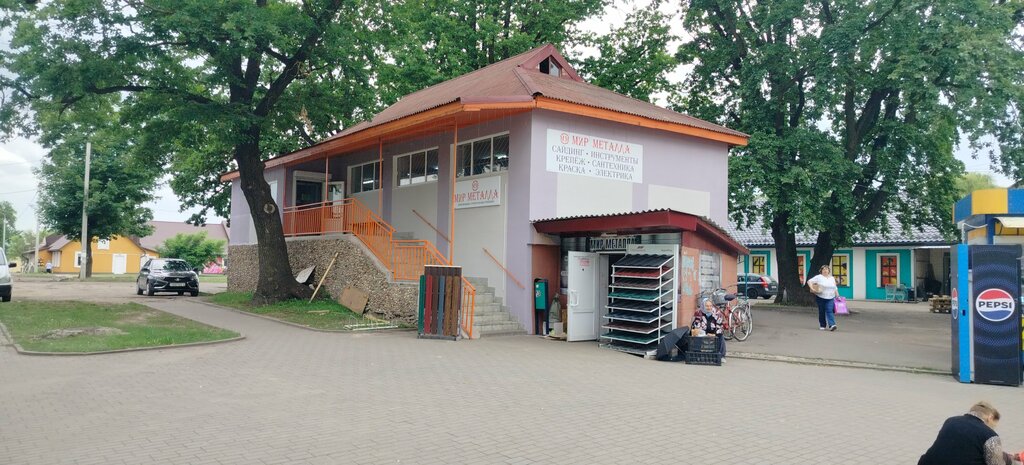 Çatı ve çatı materyalleri Мир металла, Mosti, foto