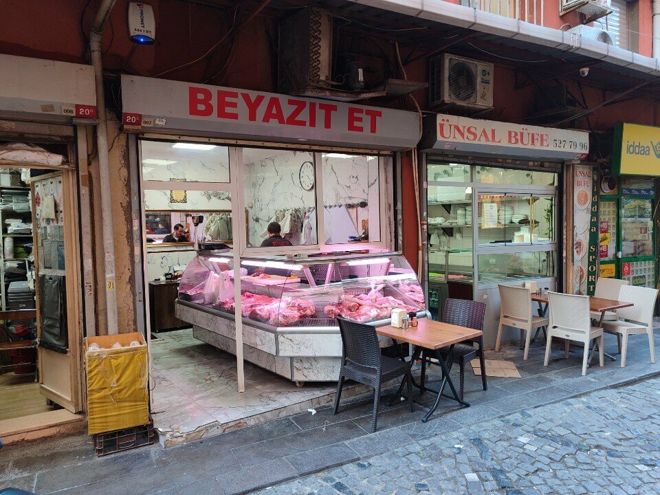 Kasap, şarküteri Beyazıt Et, İstanbul, foto