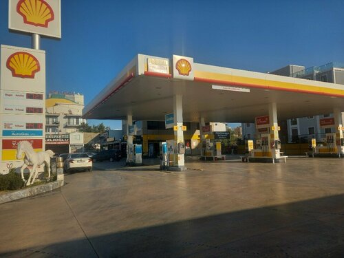 Benzin istasyonu Shell Aspendos İstasyonu, Antalya, foto