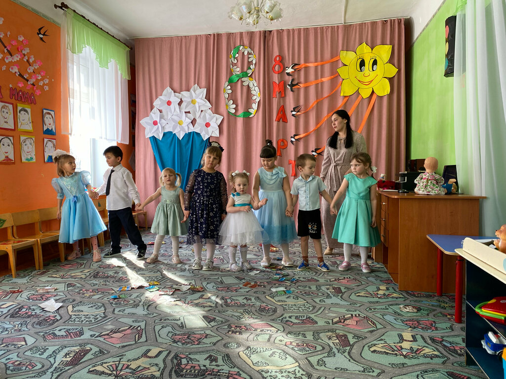 Anaokulları Detsky sad pos. Pereselenchesky Mdou, Çeliabinskaya oblastı, foto