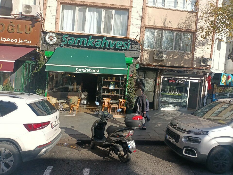 Kahve dükkanları Şam Kahvesi, İstanbul, foto