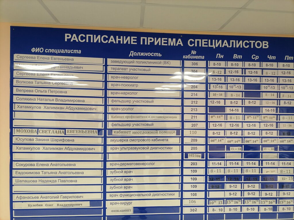 Poliklinikler Ашинская городская больница № 2, поликлиника для взрослых, Aşa, foto