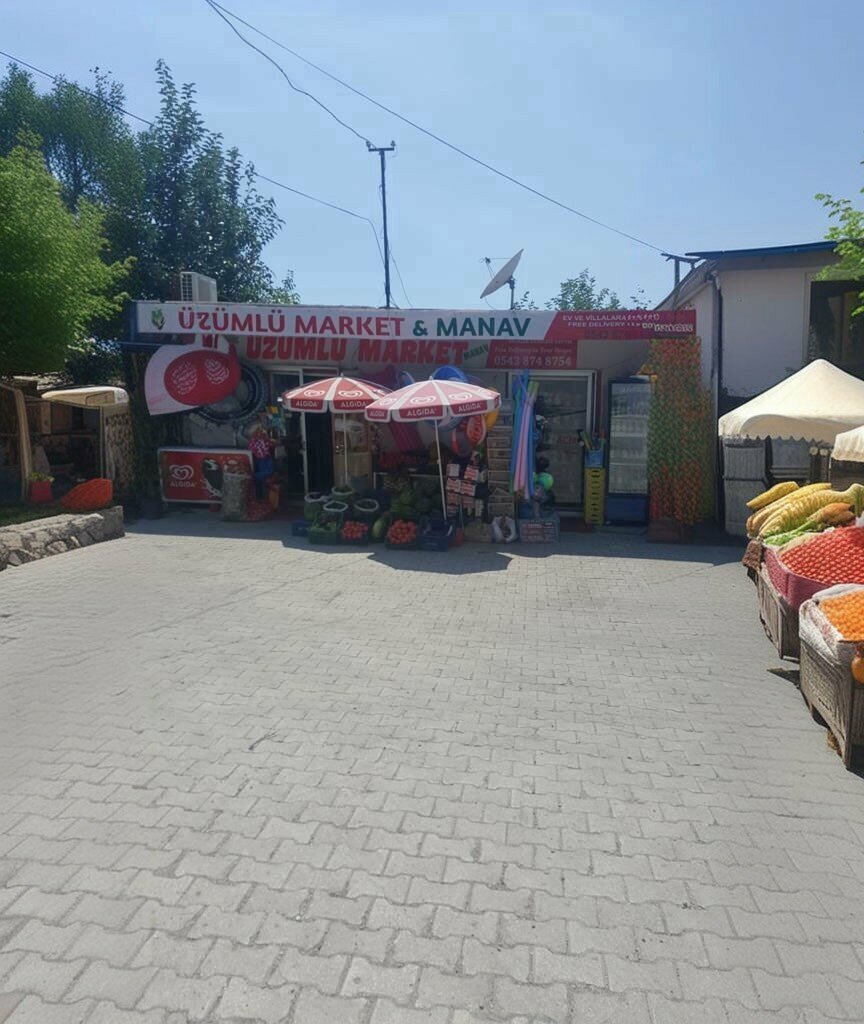 Market Üzümlü Market&manav Üzümlü Köyü, Kaş, foto