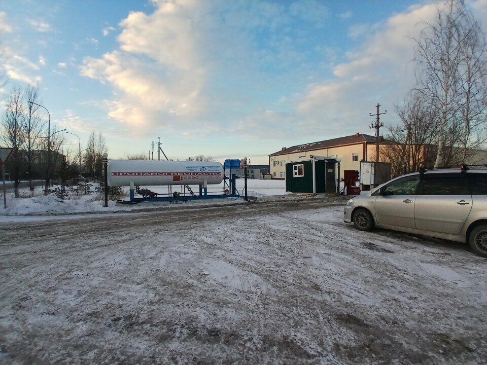 Otogaz dolum istasyonu Kokshetau-Trans-Gaz, Kökşetav, foto