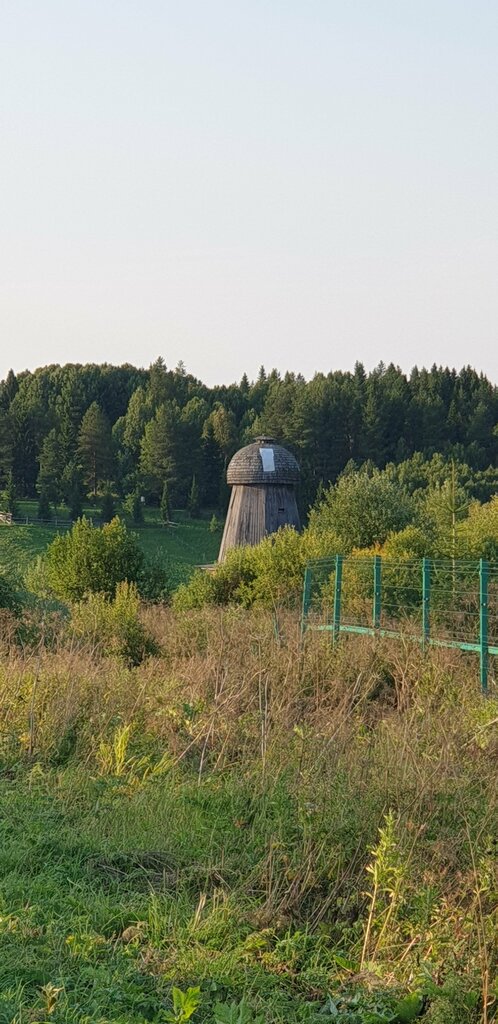 Turistik yerler Ветряная мельница-шатровка из деревни Бор, Arhangelskaya oblastı, foto