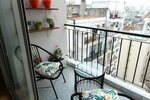 Luminoso Depto. Piso Alto con balcon 4p (Buenos Aires, Avenida Santa Fe), otel  Buenos Aires'ten