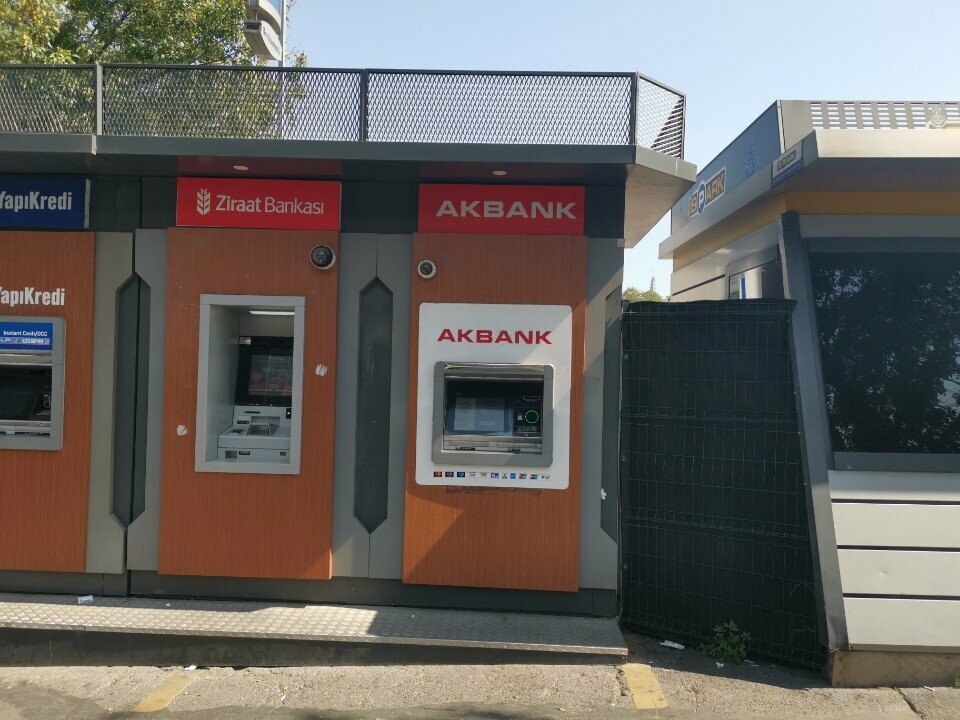 ATM'ler Akbank ATM, İstanbul, foto