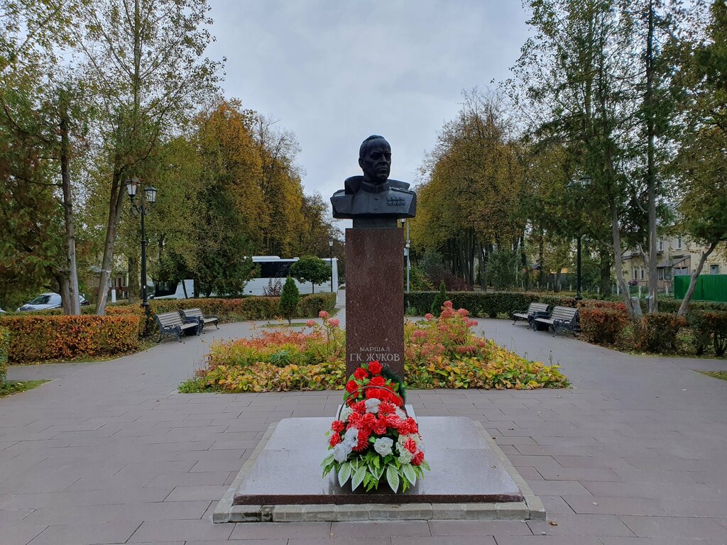 Anıt, heykel Бюст Г.К. Жукова, Moskova, foto