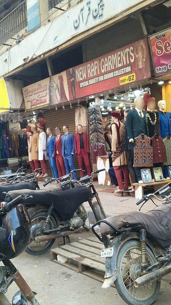 Giyim mağazası New Rafi Garments, Karaçi, foto