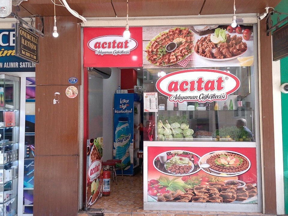 Fast food Acıtat Adıyaman Çiğköftecisi, Gaziantep, foto