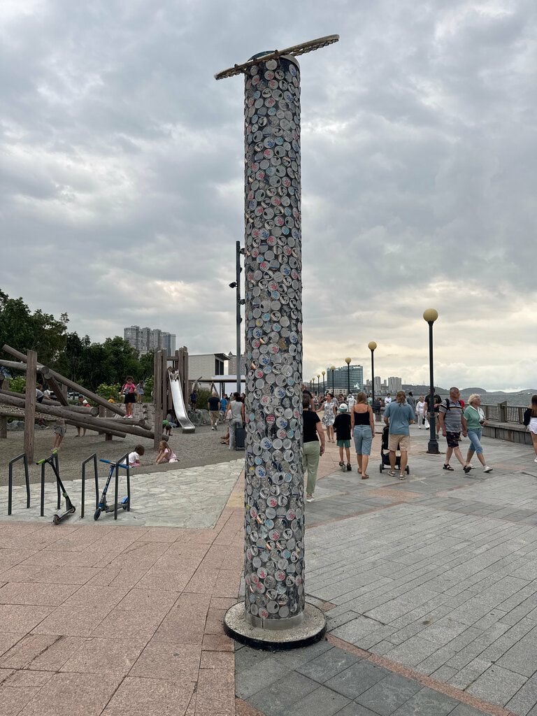 Unutulmaz olayların yeri Беговой нулевой километр, Vladivostok, foto