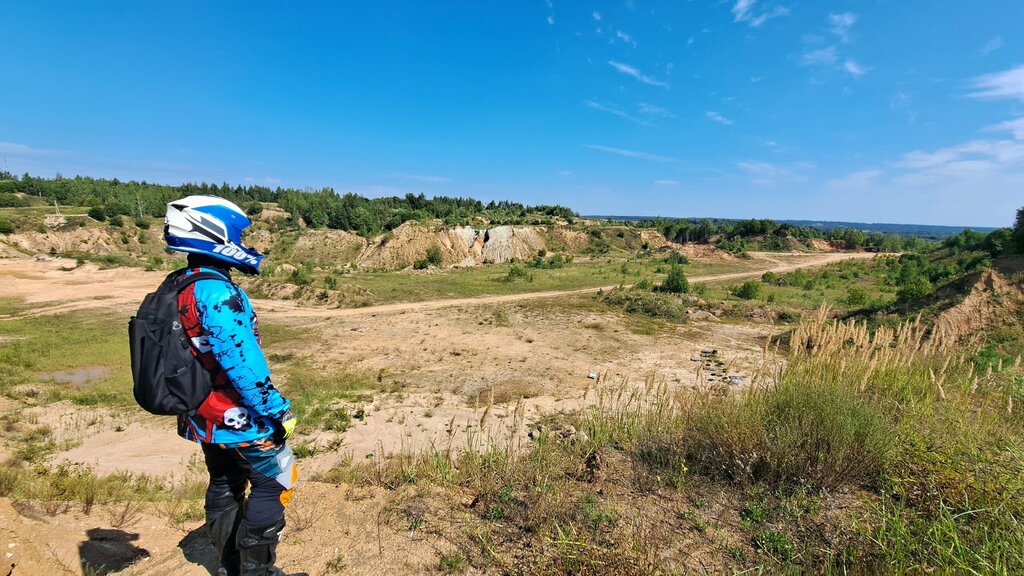 Madencilik işletmeleri Песчаный карьер, Smolenskaya oblastı, foto