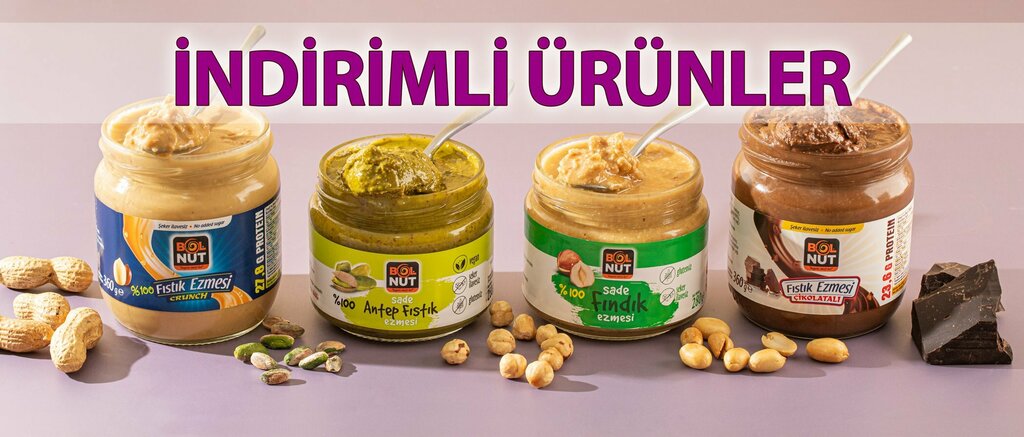 Gıda üreticileri Bolnut Fıstık Ve Fındık Ezmesi Çeşitleri, Manisa, foto