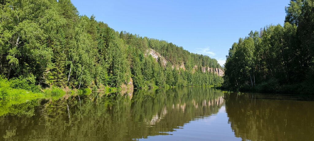 Anıt, heykel Ермак, Sverdlovskaya oblastı, foto