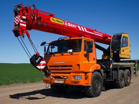 i̇nşaat makinaları ve ekipmanları Palfinger Sani Kreynz, Moskova, foto