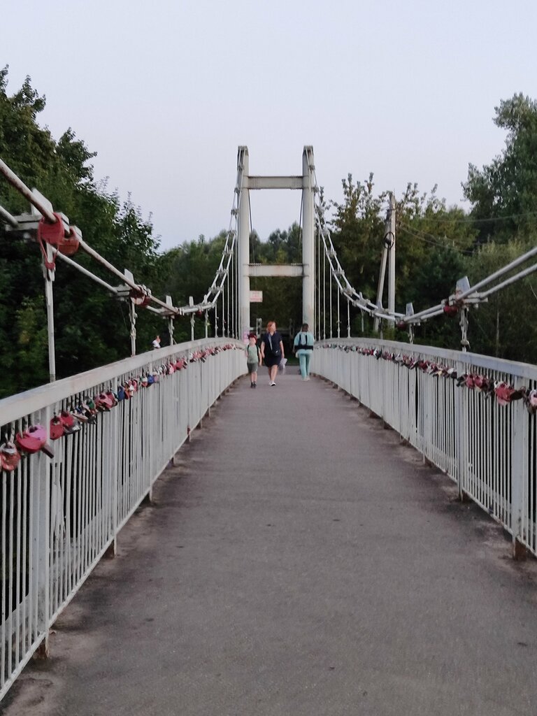 Turistik yerler Подвесной мост, Velikie Luky, foto