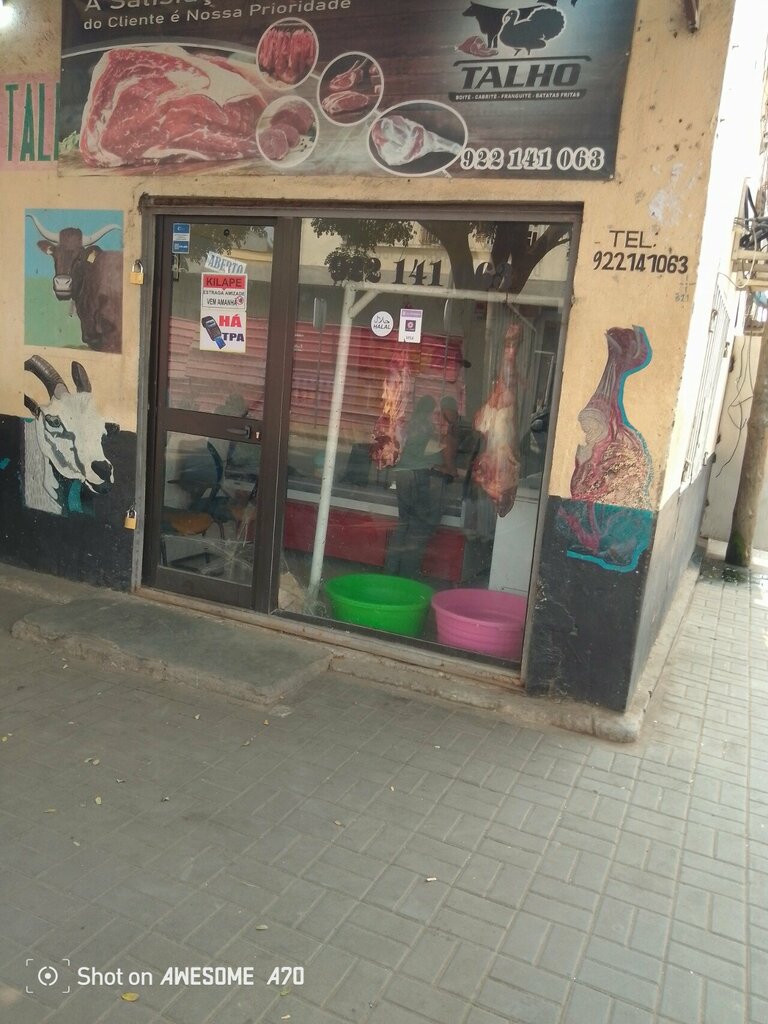 Kasap, şarküteri Talho, Loanda, foto
