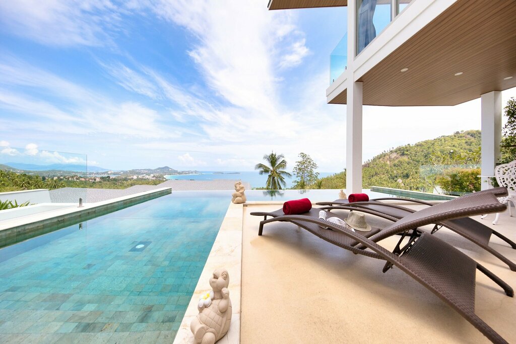 Daireler Modern styled 3 Br pool Orchid Villa, Samui, foto