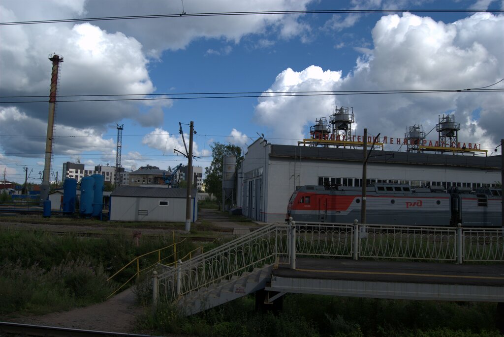 Yük istasyonu Depo Ruchi Stopping Point, Saint‑Petersburg, foto