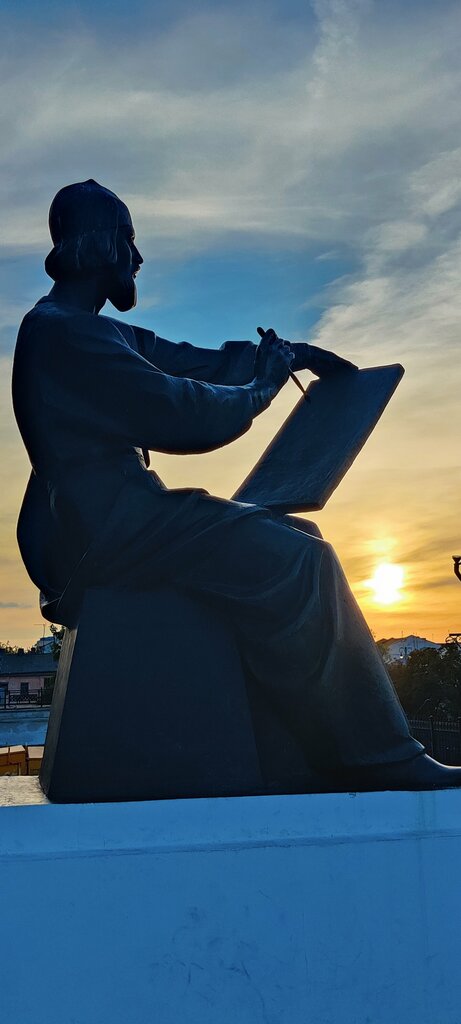 Anıt, heykel Андрей Рублёв, Vladimir, foto