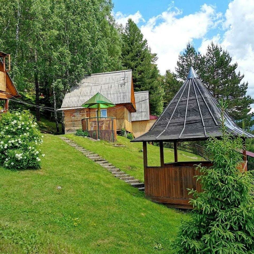 Resort oteller, tesisler Elan, Altay Cumhuriyeti, foto