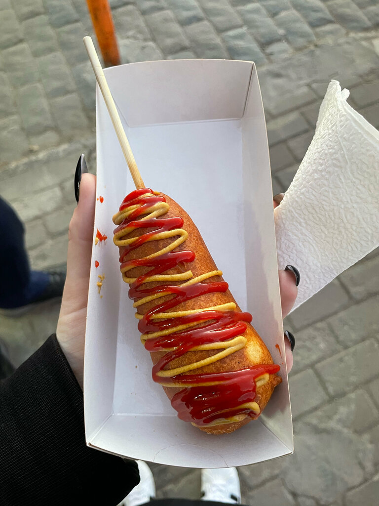 Fast food Corn Dogs, Perm, foto