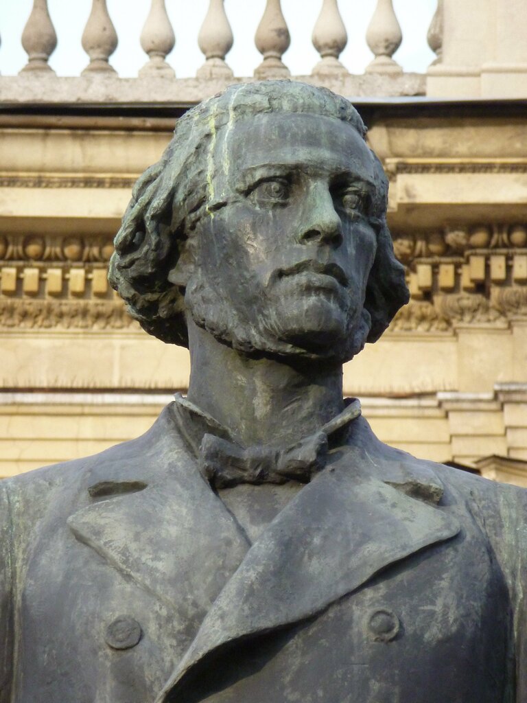 Anıt, heykel Н.А. Добролюбов, Saint‑Petersburg, foto