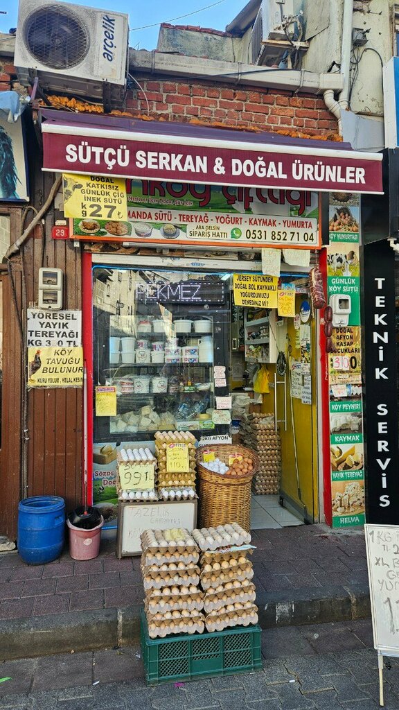 Süt ürünleri satış mağazaları Sütçü Serkan & Doğal Ürünler, İstanbul, foto