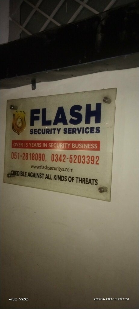Güvenlik ve alarm sistemleri Flash Security Services, Islamabad, foto