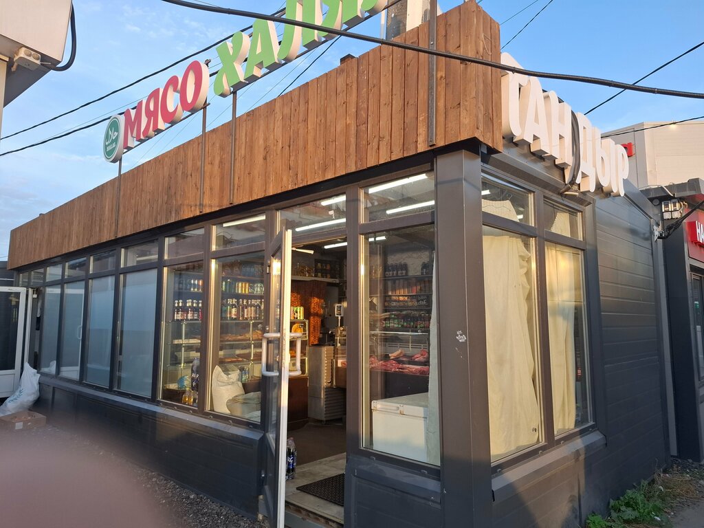 Kasap, şarküteri Мясо халяль, Saint‑Petersburg ve Leningradskaya oblastı, foto