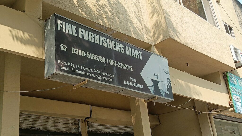 Özel mobilya yapımı Fine furnishers mart, Islamabad, foto