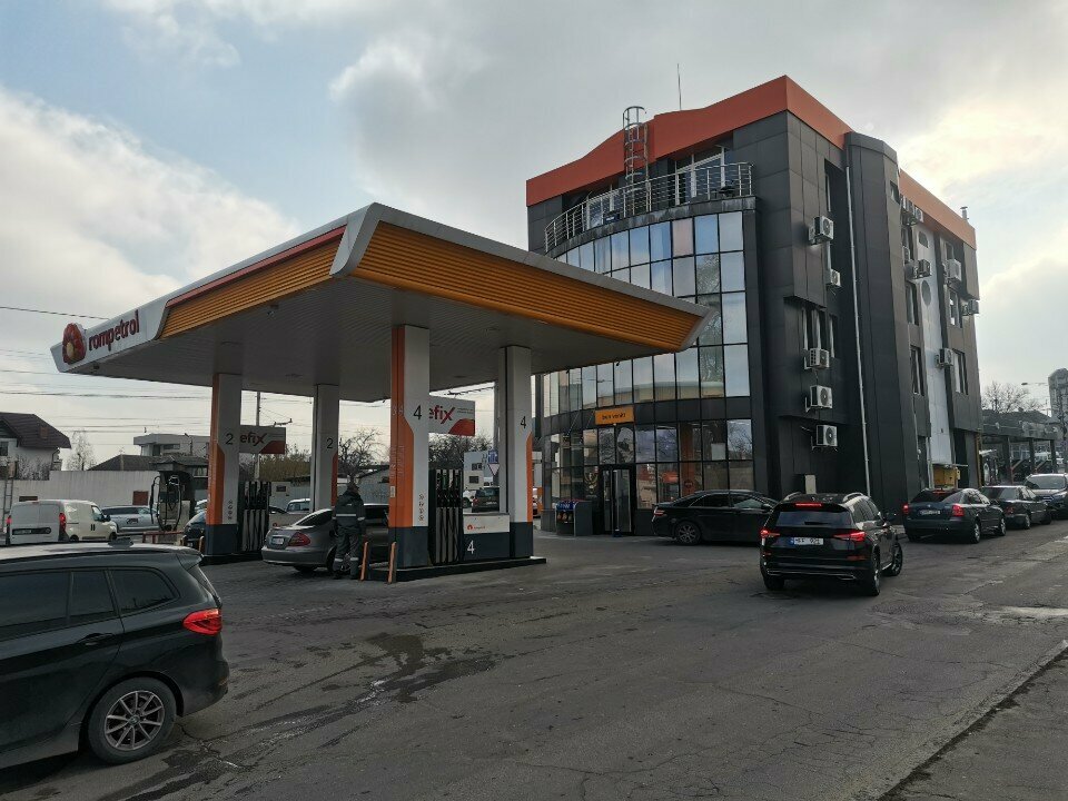 Benzin istasyonu Rompetrol, Kişinev, foto