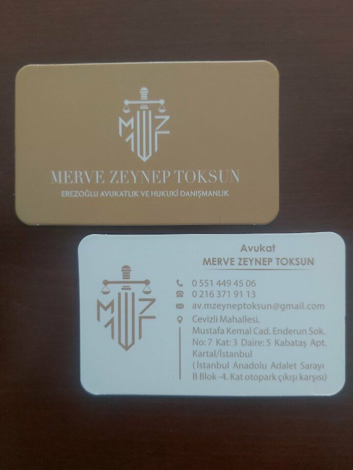 Avukatlar AV. Merve Zeynep Toksun, İstanbul, foto