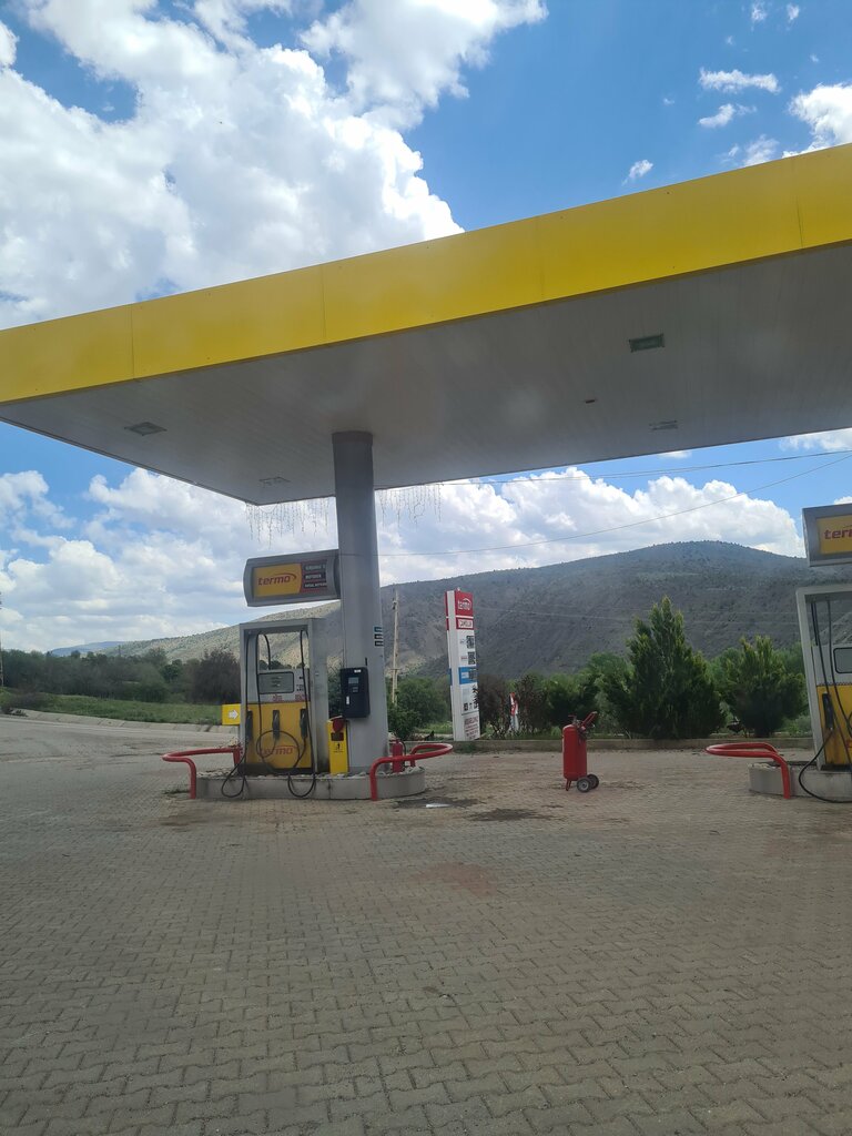 Benzin istasyonu Termo, Çamoluk, foto