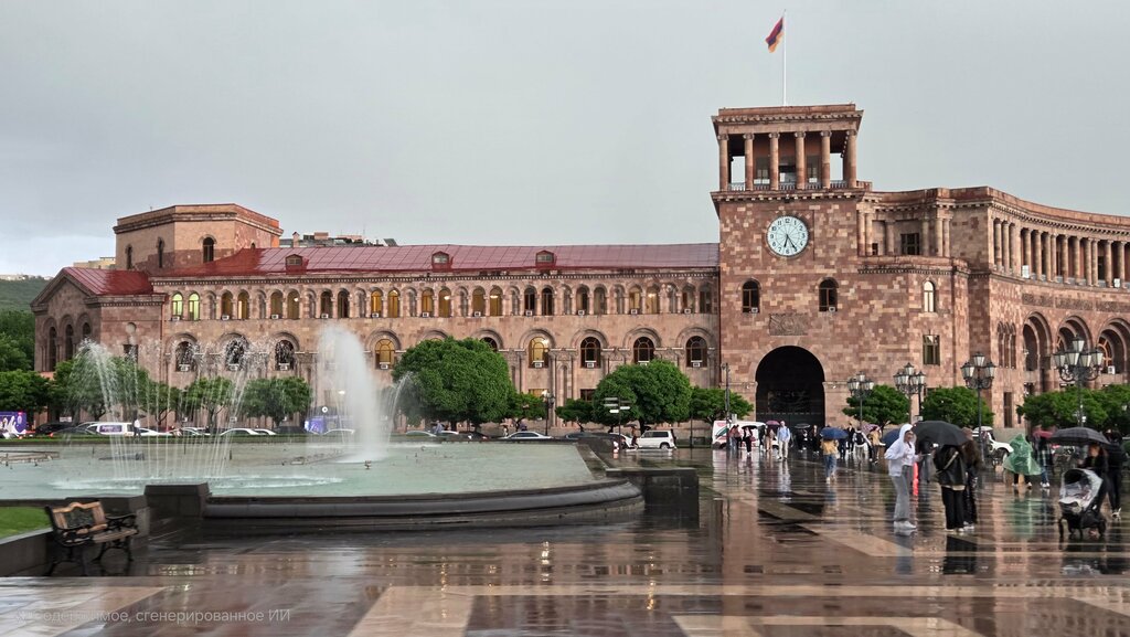 Turistik yerler Mozaik Halı, Erivan, foto