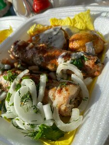 Шаурма на углях (ulitsa Z. Kosmodemyanskoy No:16, posyolok gorodskogo tipa Mirny, Russian Federation), fast food