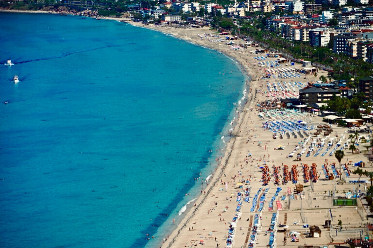 Plaj Kleopatra Plajı, Alanya, foto