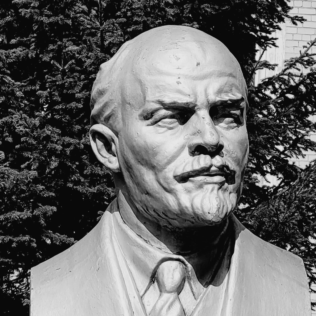 Anıt, heykel Бюст В.И. Ленина, Arhangelskaya oblastı, foto