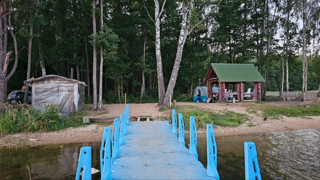 Kamp alanları Заказная туристическая стоянка Выселки, Vitebskaya oblastı, foto