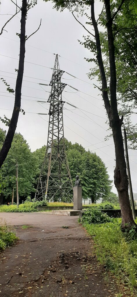 Anıt, heykel Г.О. Графтио, Volhov, foto