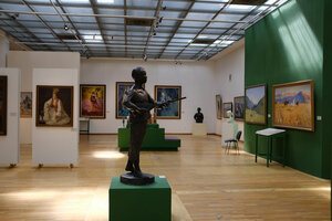 Central Exhibition Hall of Almaty, a branch of the Kasteev Museum (Jambyl Street No:74, Almaly City Administrative District), sergi salonları, galeriler  Almatı'dan