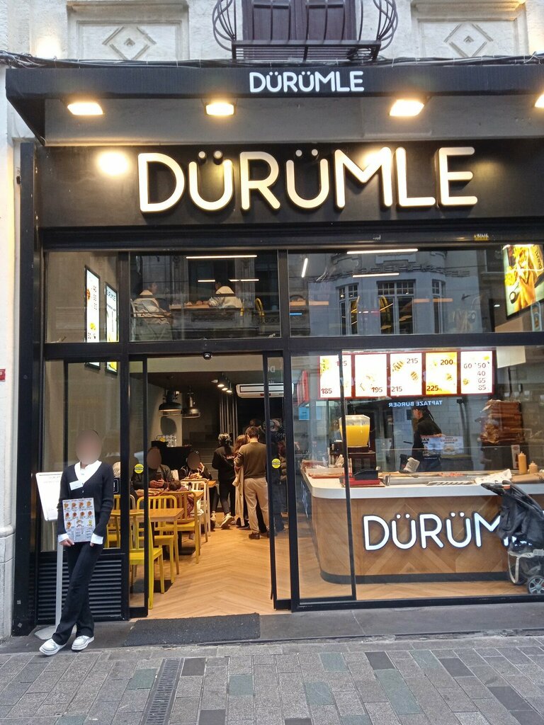 Fast food Dürümle, İstanbul, foto