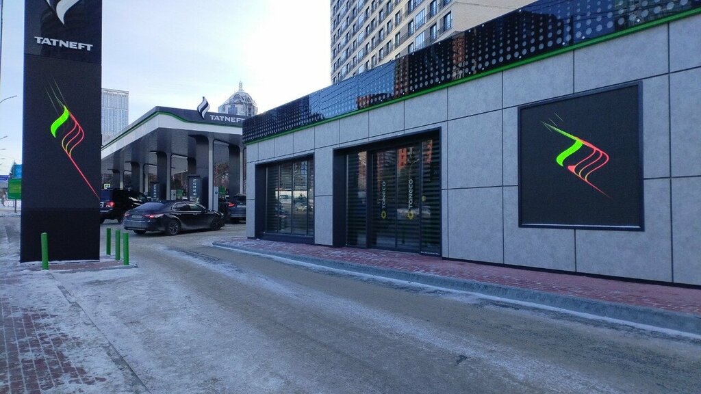 Benzin istasyonu Tatneft, Novosibirsk, foto