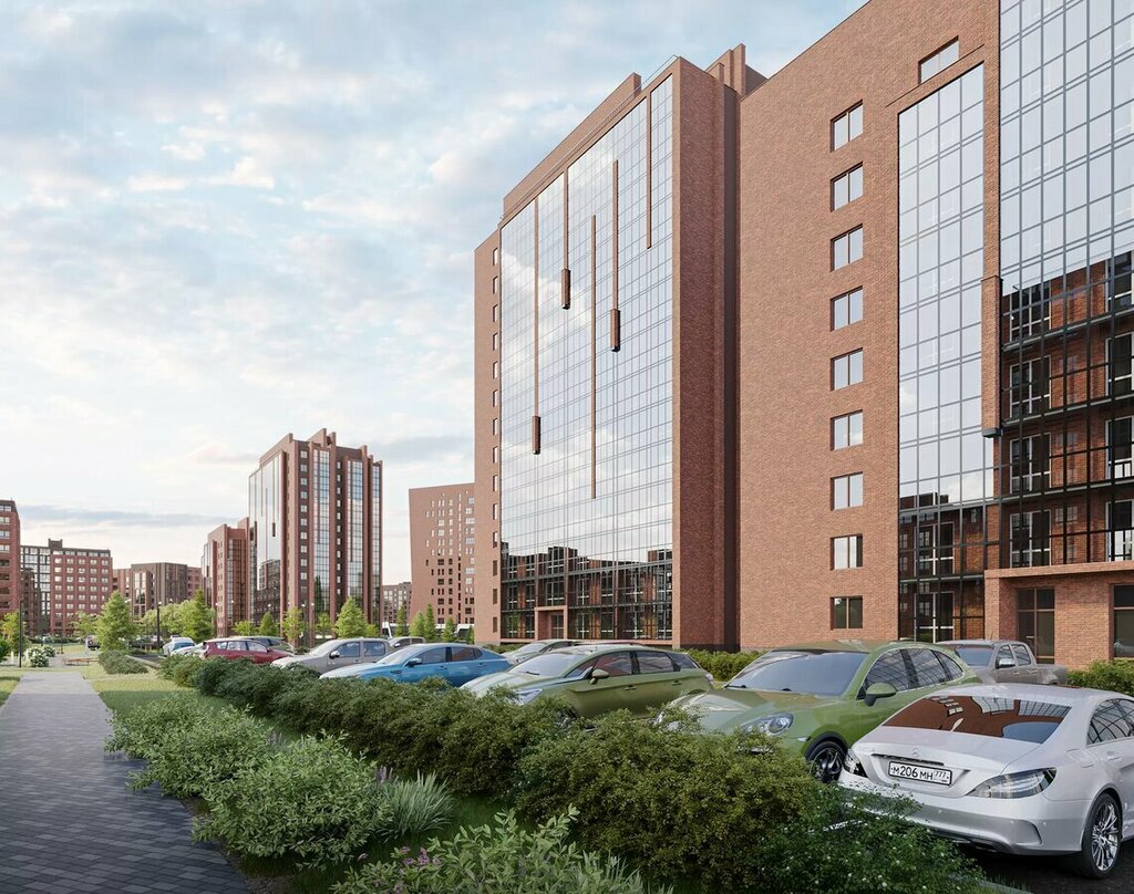 Konut blokları Времена года, Tomskaya oblastı, foto