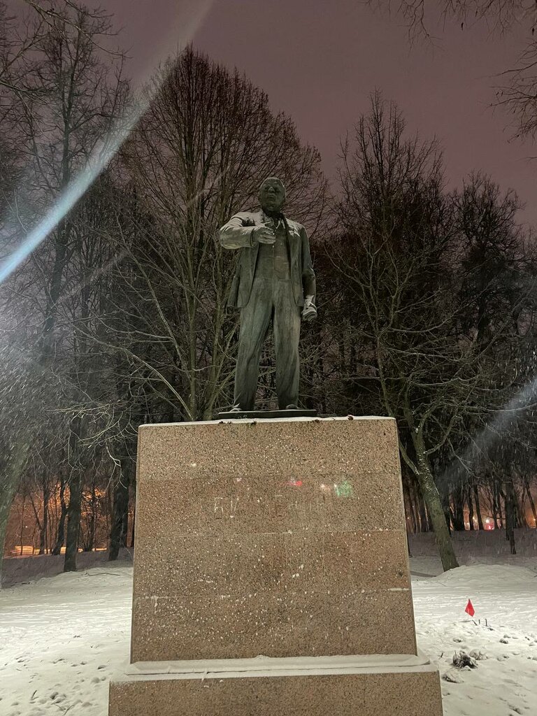 Anıt, heykel Владимир Ильич Ленин, Krasnoye Selo, foto