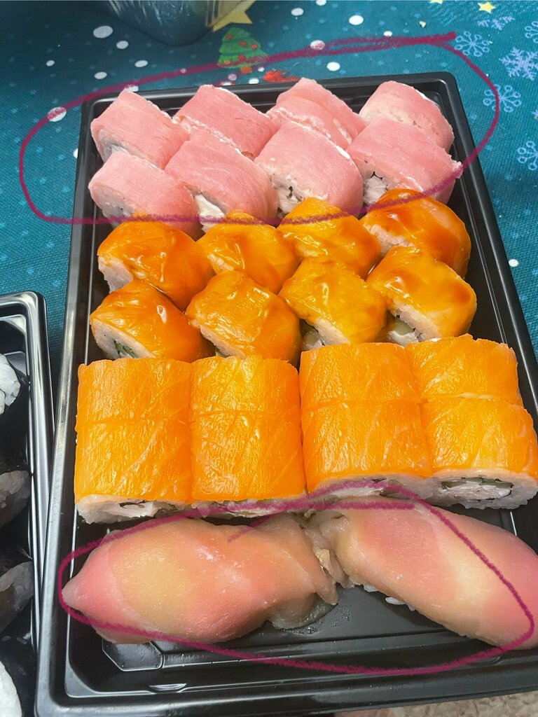 Suşi restoranı Mama Nori, Moskova, foto