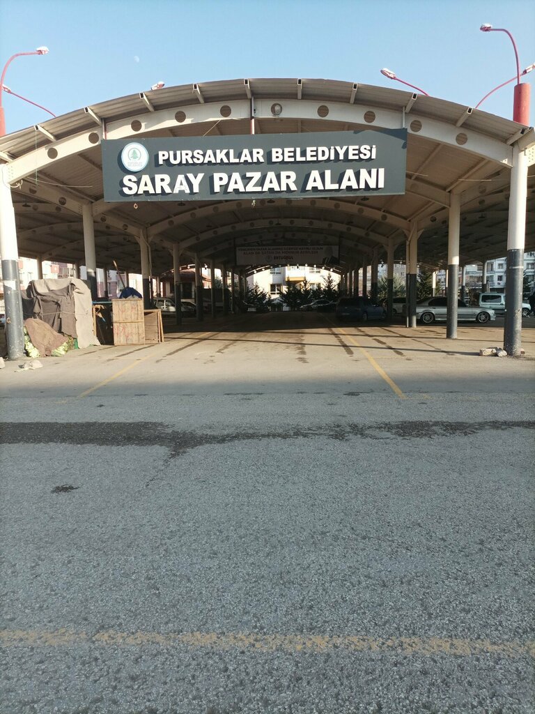 Gıda pazarı Saray Pazarı, Ankara, foto