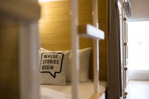 Bed One Block Hostel (Bangkok, Phaya Thai Road), otel  Bangkok'tan