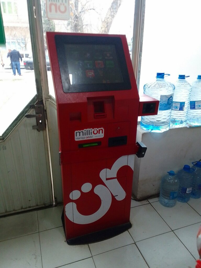 Ödeme terminali Milli ön, Mingeçevir, foto